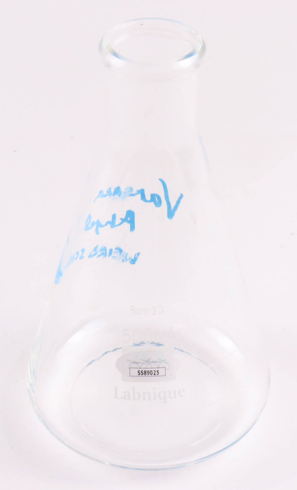 Vanessa Angel Signed Erlenmeyer Flask Inscribed "Weird Science" (JSA ...
