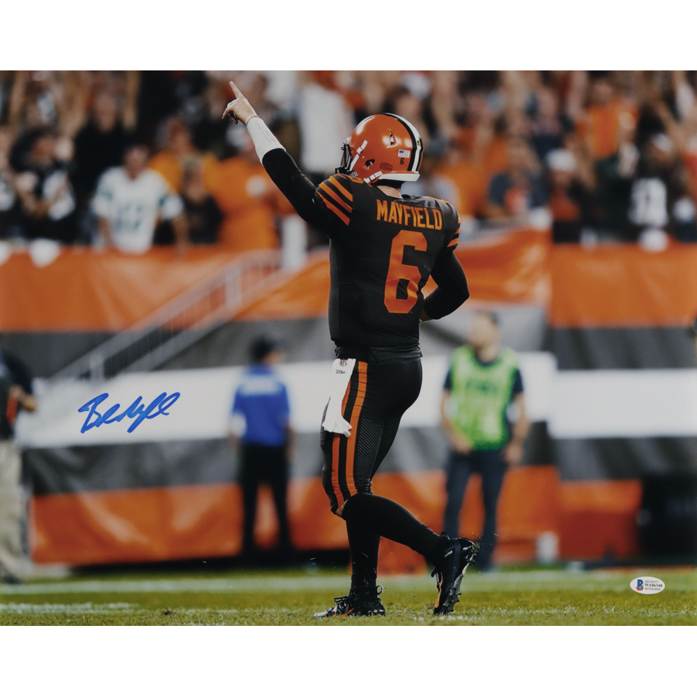 Baker Mayfield Signed Browns 16x20 Photo (Beckett) | Pristine Auction