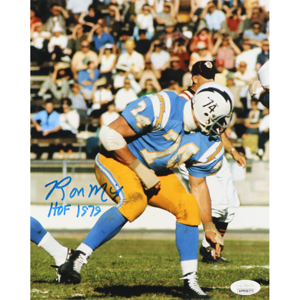 Ron Mix Signed Chargers 8x10 Photo Inscribed "HOF 1979" (JSA ...