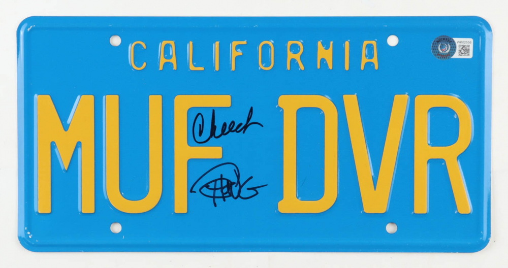 Cheech Marin & Tommy Chong Signed "Up in Smoke" 6x12 License Plate ...