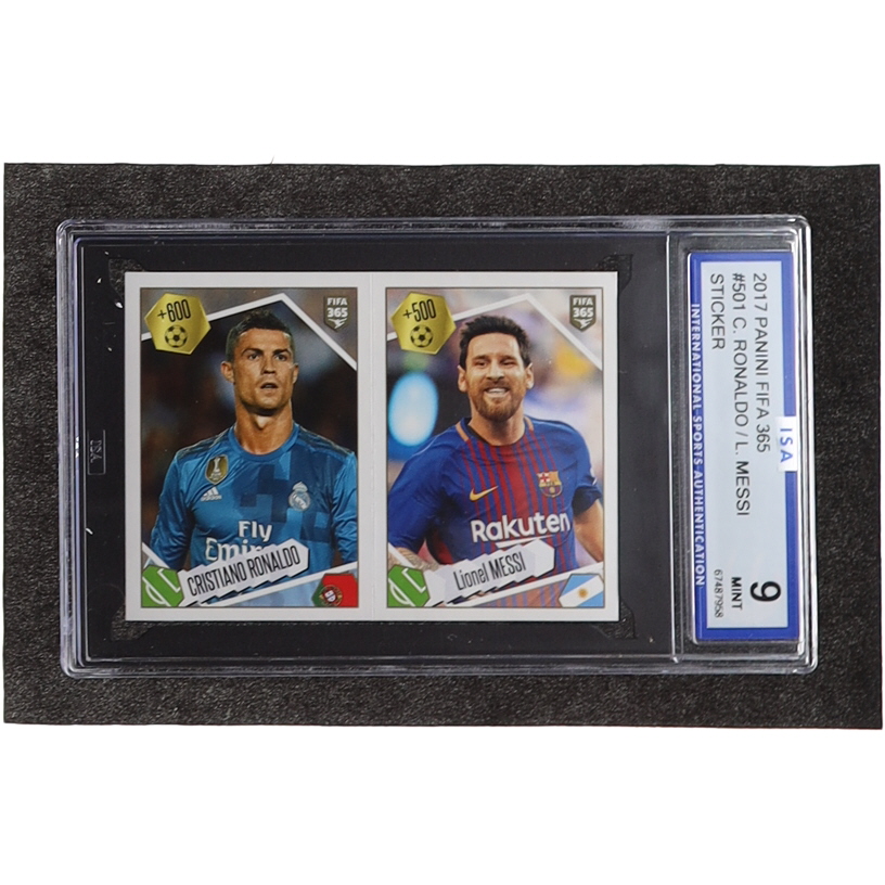 Cristiano Ronaldo / Lionel Messi 2017-18 Panini FIFA 365 Stickers #501 ...