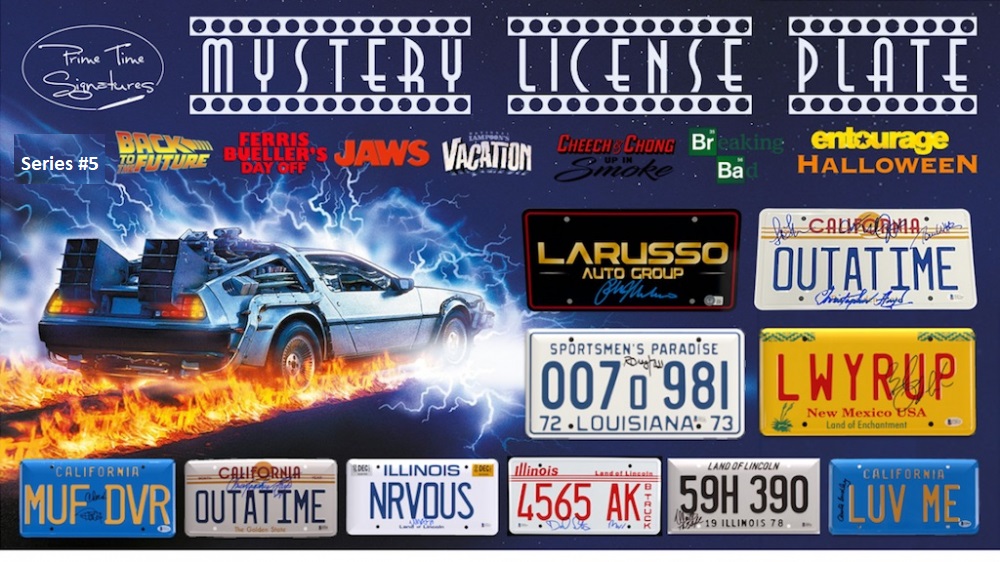 Prime Time Signatures - License Plates Mystery Box - Series 5 ...