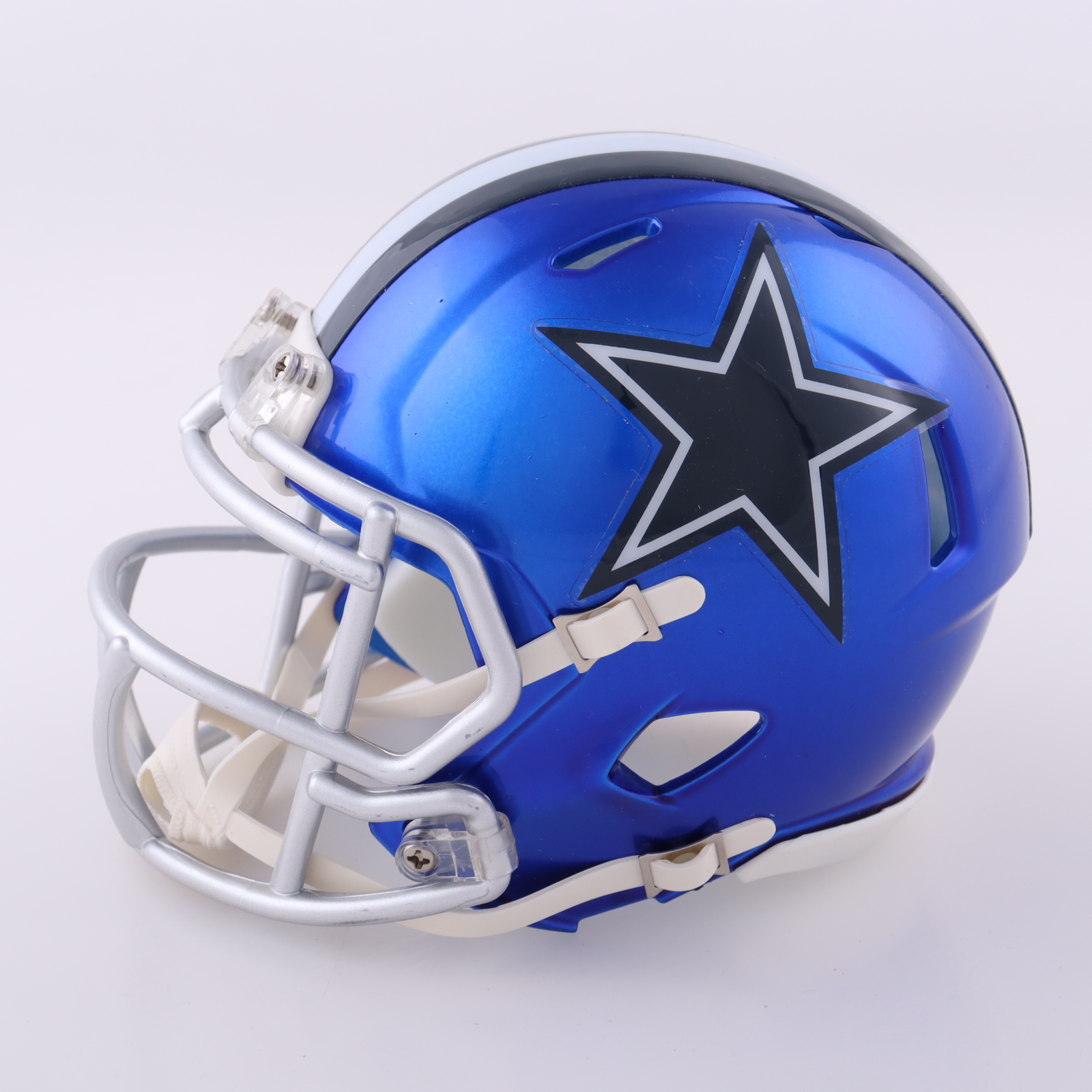Tony Pollard Signed Cowboys Flash Alternate Speed Mini Helmet (Players ...