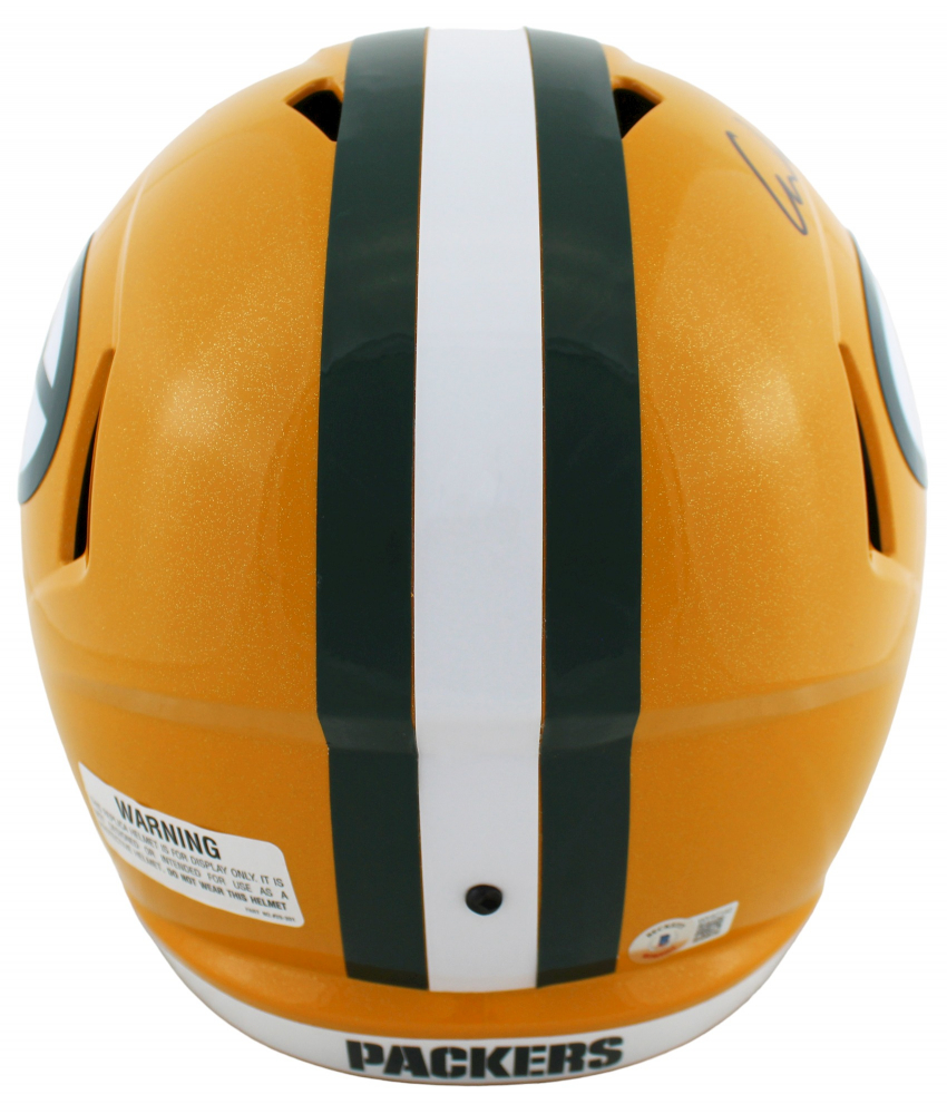 Christian Watson Signed Packers Full-Size Speed Helmet (Beckett ...