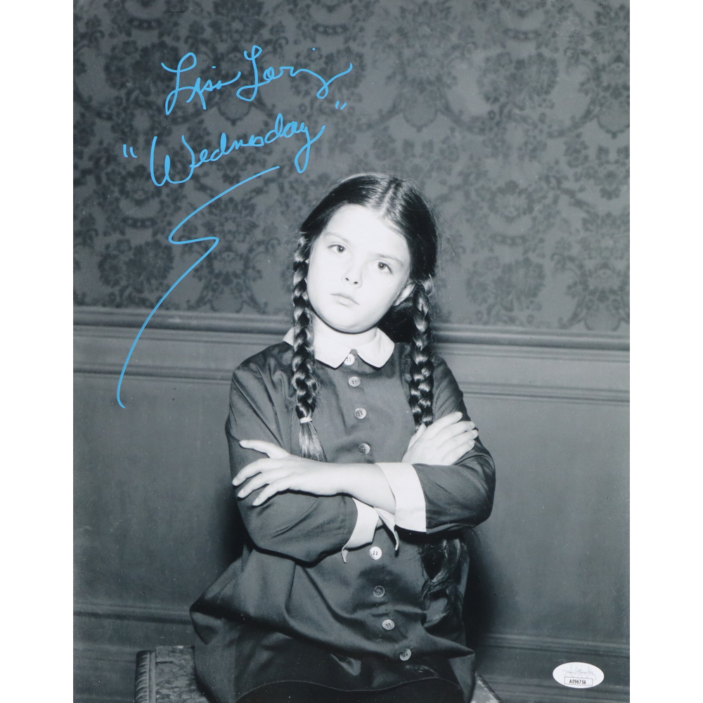 Lisa Loring Signed "The Addams Family" 11x14 Photo Inscribed "Wednesday ...