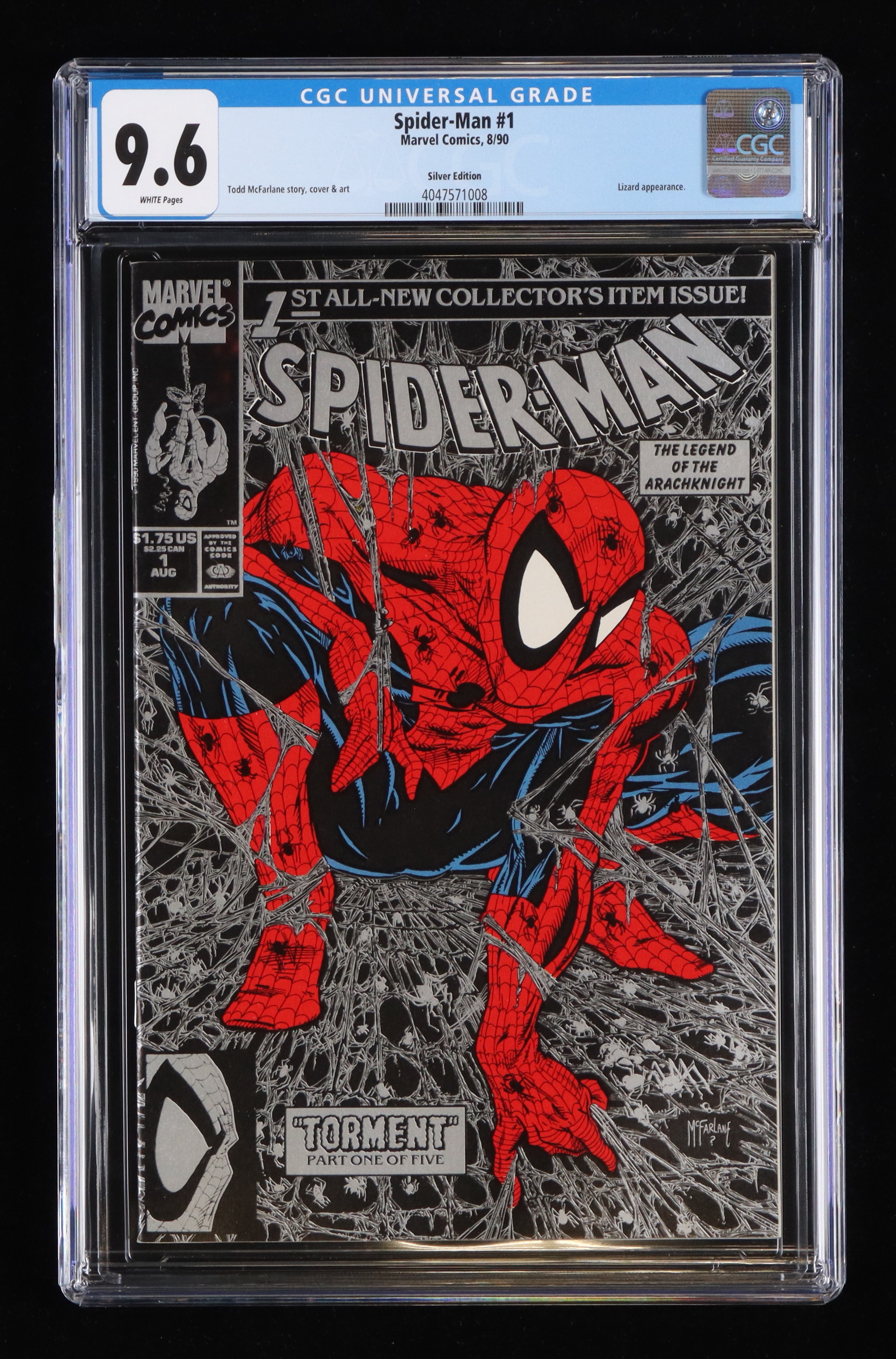 1990 "Spider-man: Torment" Issue #1 Silver Edition Marvel Comic Book ...