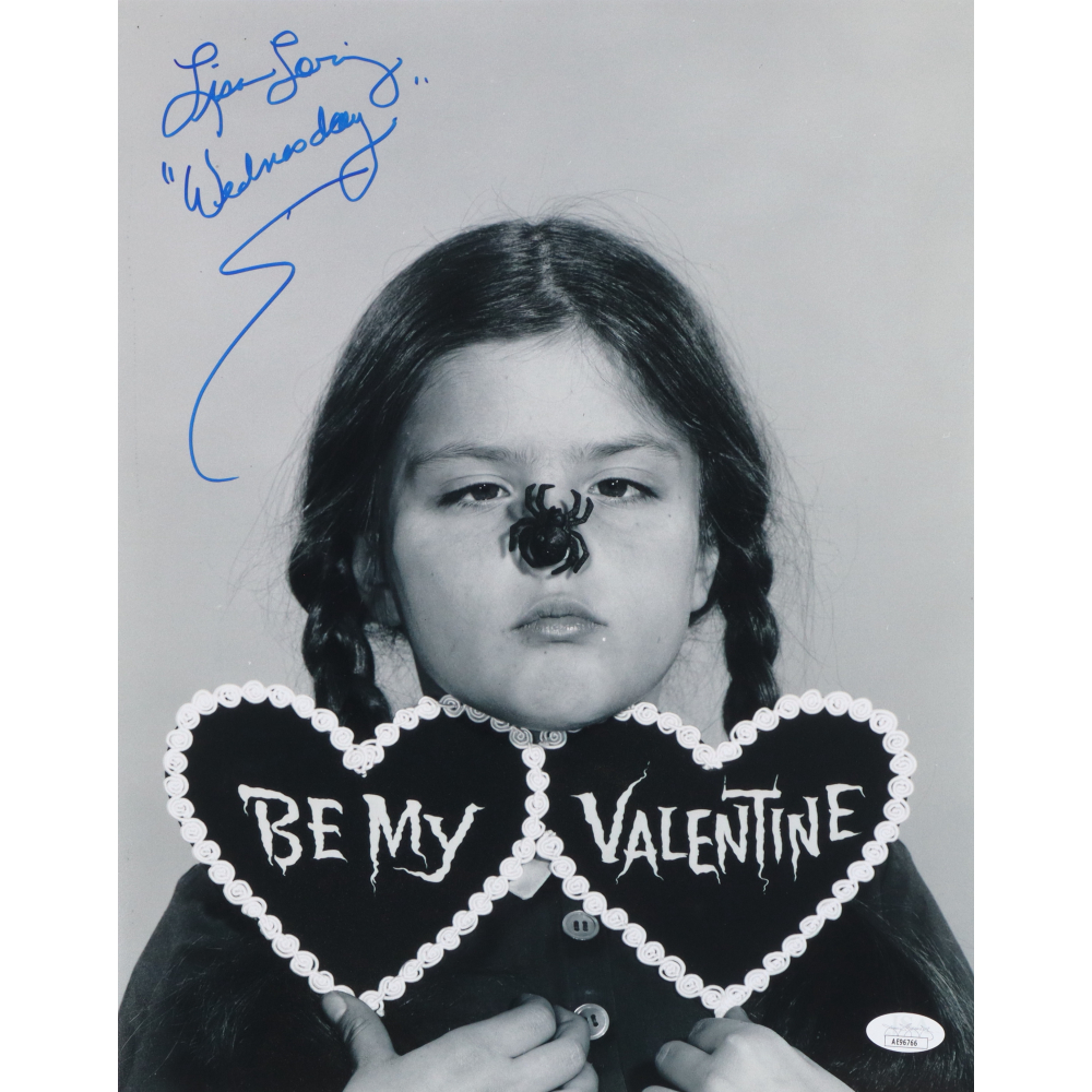 Lisa Loring Signed "The Addams Family" 11x14 Photo Inscribed "Wednesday ...