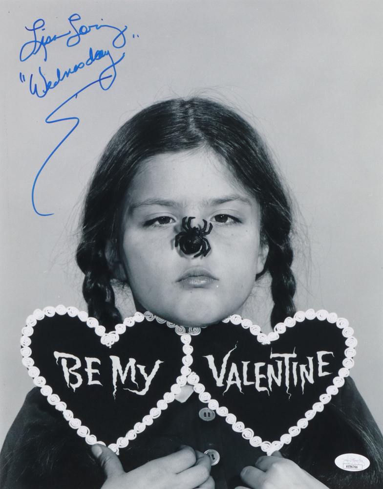 Lisa Loring Signed "The Addams Family" 11x14 Photo Inscribed "Wednesday ...