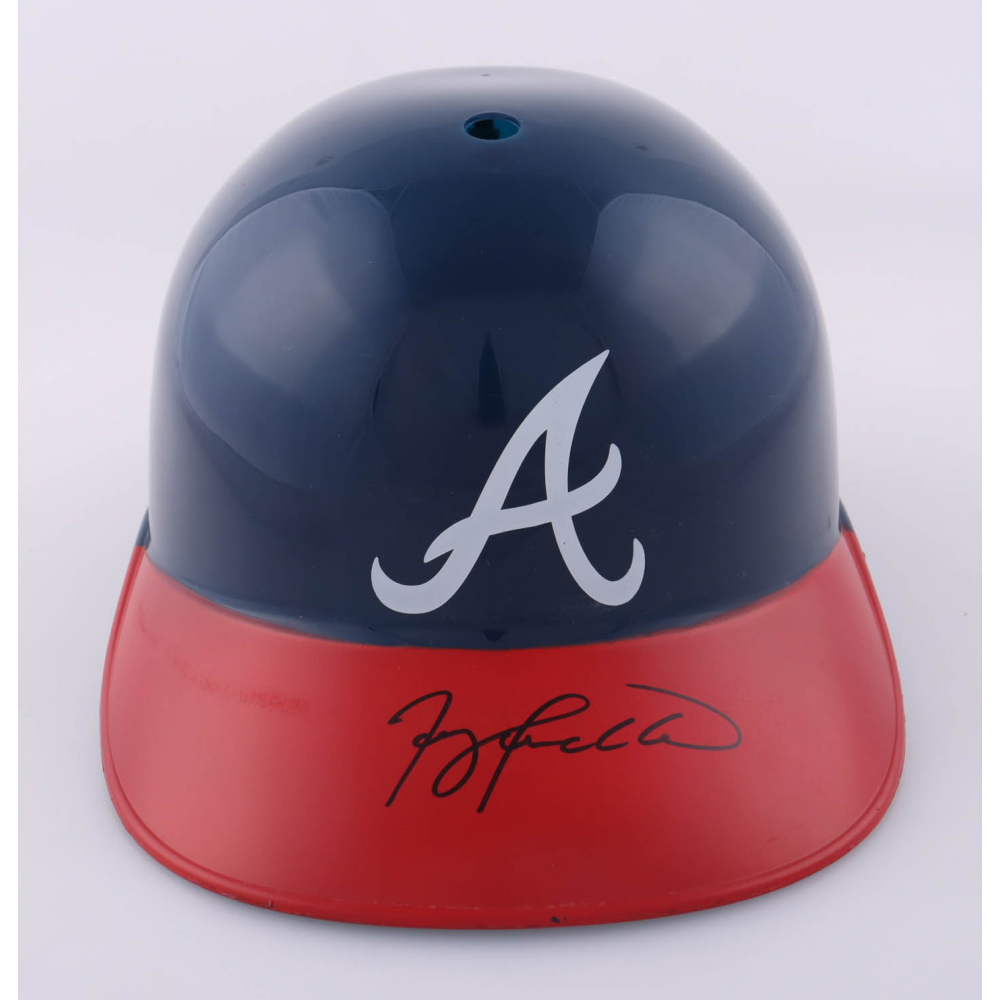 Terry Pendleton Signed Braves Full-Size Batting Helmet (Schwartz ...