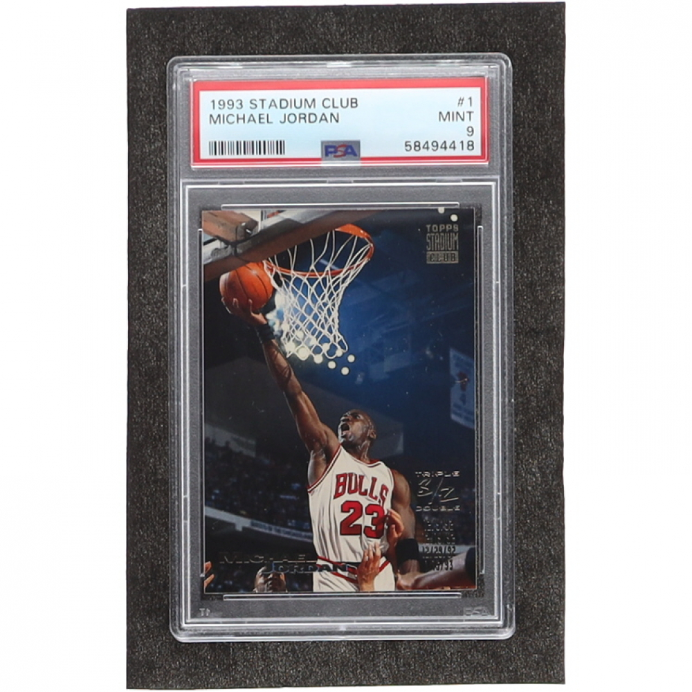 Michael Jordan 1993-94 Stadium Club #1 TD (PSA 9) | Pristine Auction