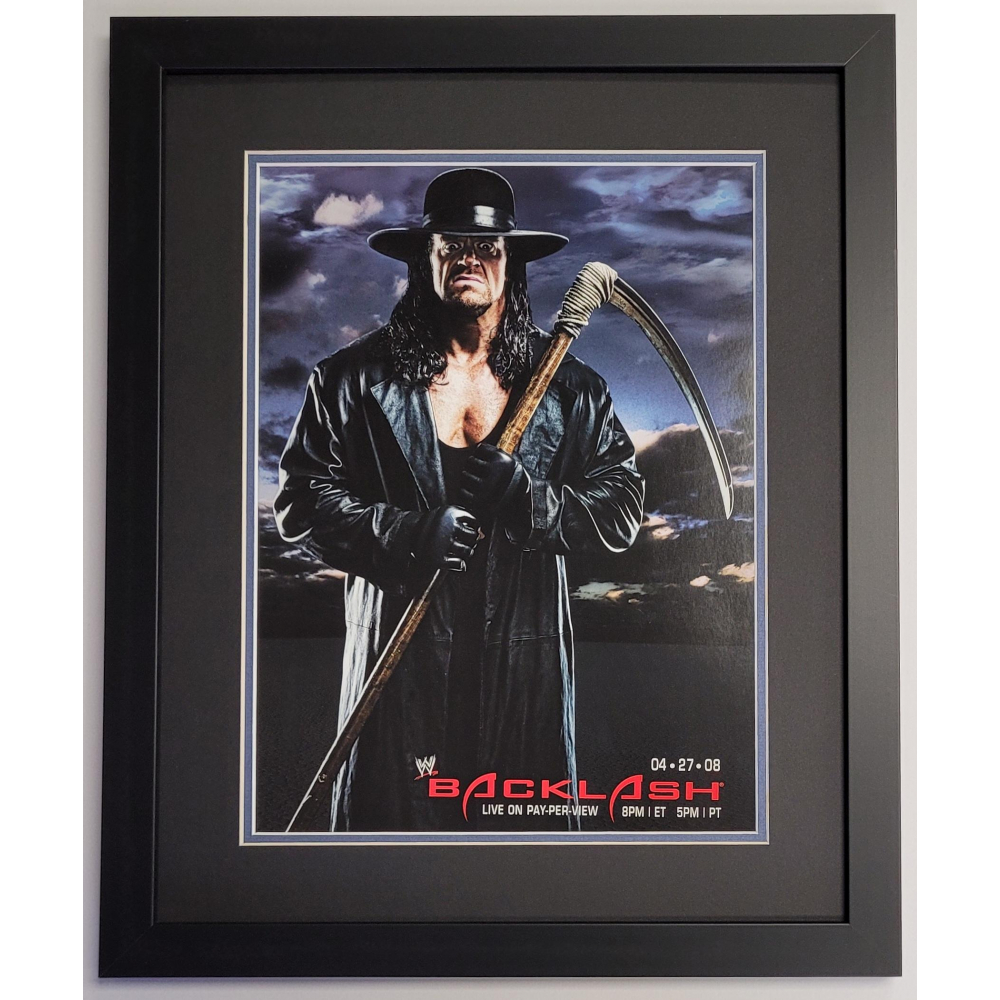 WWE Backlash Custom Framed Poster | Pristine Auction