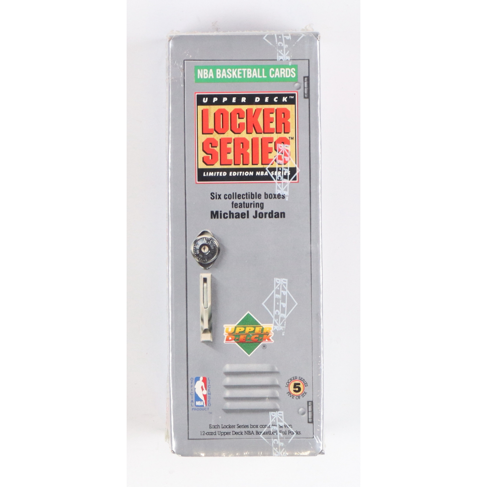 1991 Upper Deck NBA Michael Jordan Locker Series 5 Box with (7) Packs ...