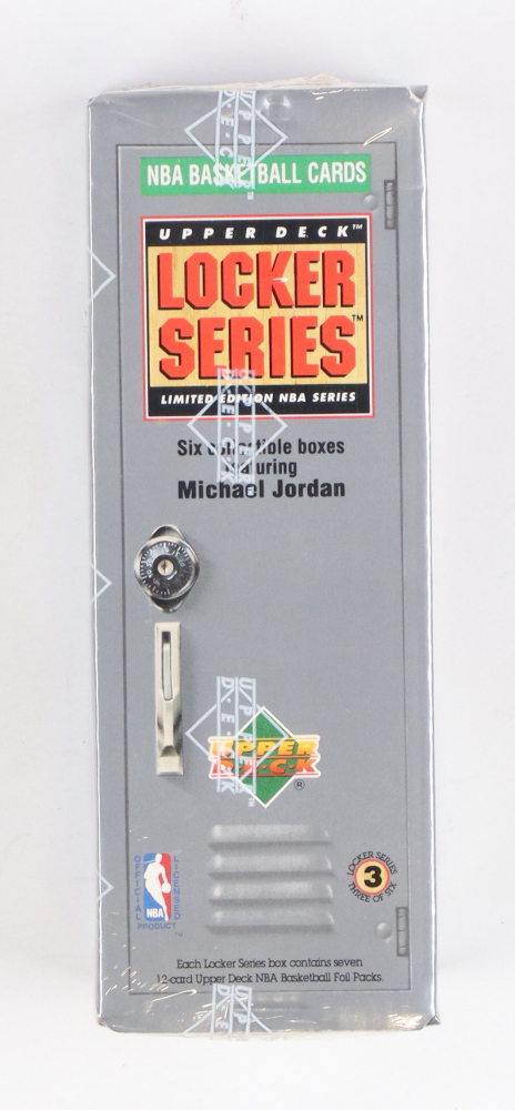 1991 Upper Deck NBA Michael Jordan Locker Series 3 Box with (7) Packs ...