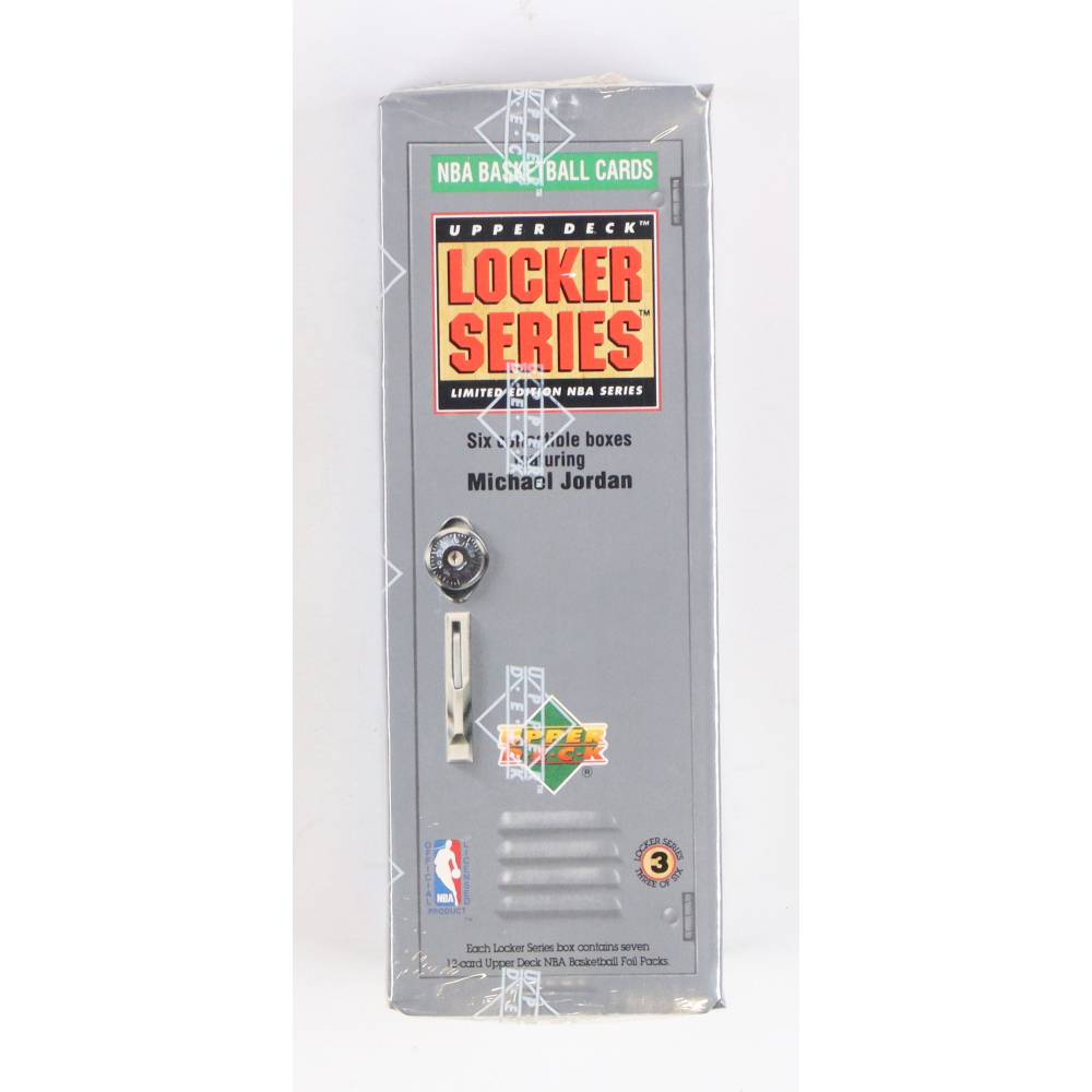 1991 Upper Deck NBA Michael Jordan Locker Series 3 Box with (7) Packs ...