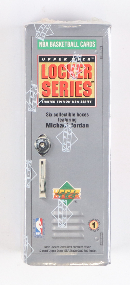 1991 Upper Deck NBA Michael Jordan Locker Series 1 Box with (7) Packs ...