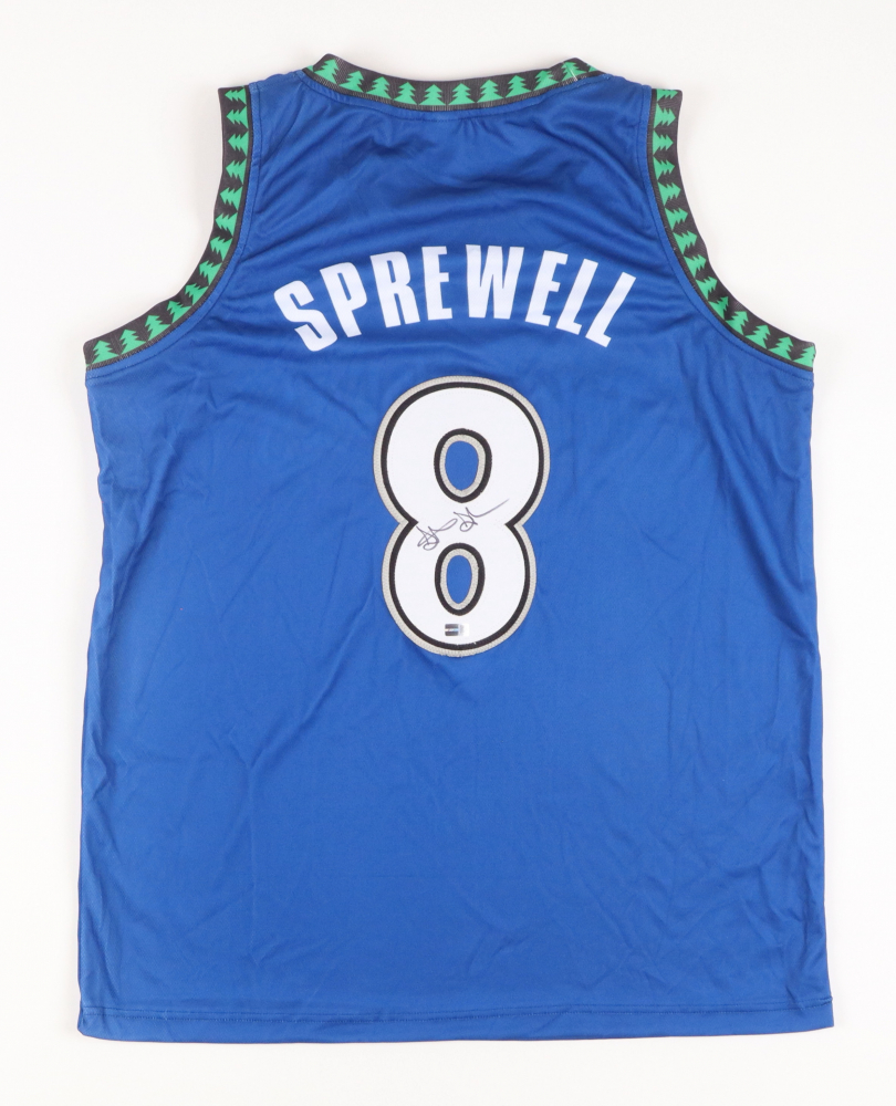 Latrell Sprewell Signed Jersey (Steiner) | Pristine Auction