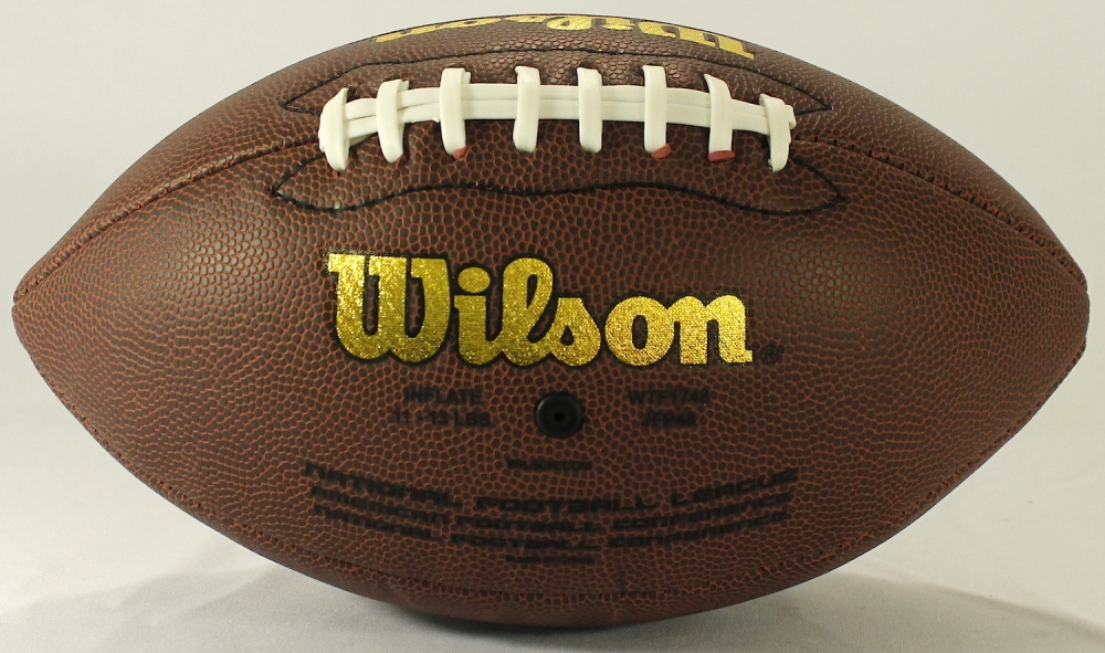 Lot of (10) Official Giants Full-Size Wilson Logo Footballs | Pristine ...