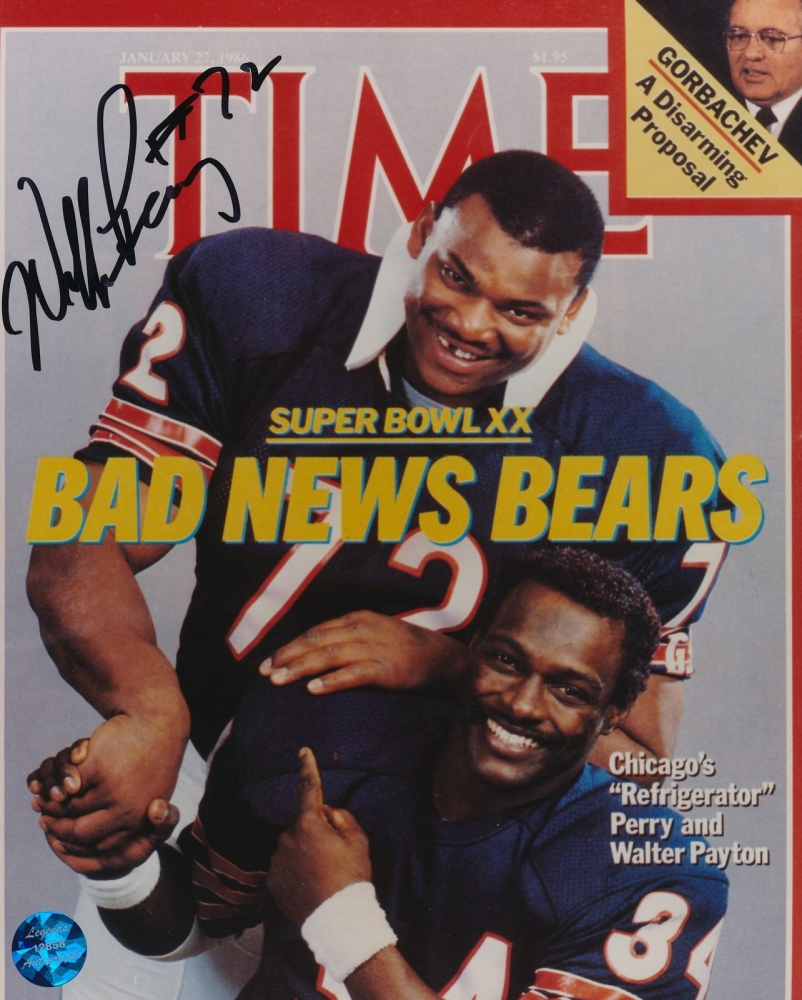 William "The Refrigerator" Perry Signed Bears 8x10 Photo (Legends COA ...