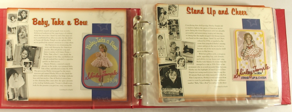 Shirley Temple Patch Collection of (36) in Custom Exclusive Binder ...