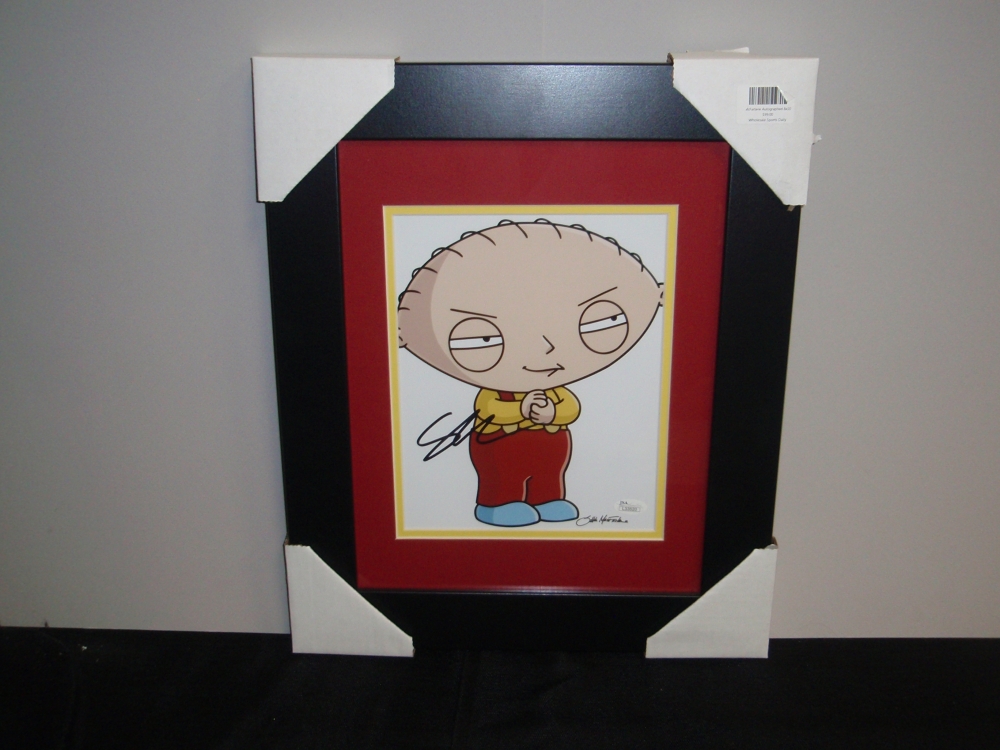 Seth MacFarlane Signed Stewie "Family Guy" 14x17 Custom Framed Photo ...