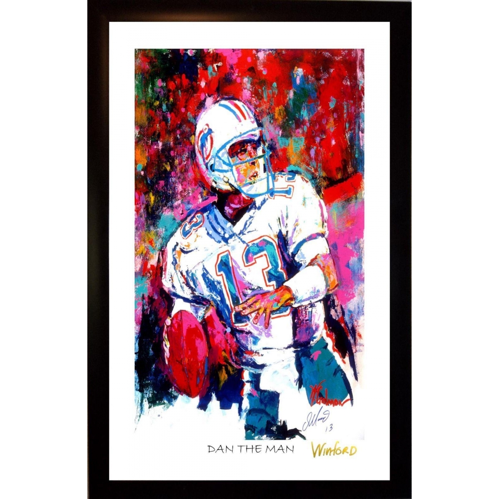 Dan Marino Dolphins 11x17 "Dan the Man" Signed Winford Lithograph ...