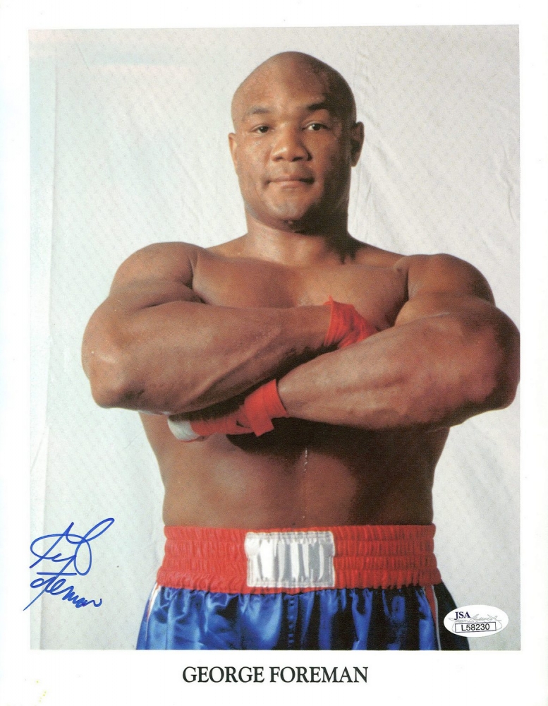 George Foreman Signed 8x10 Photo (JSA COA) | Pristine Auction