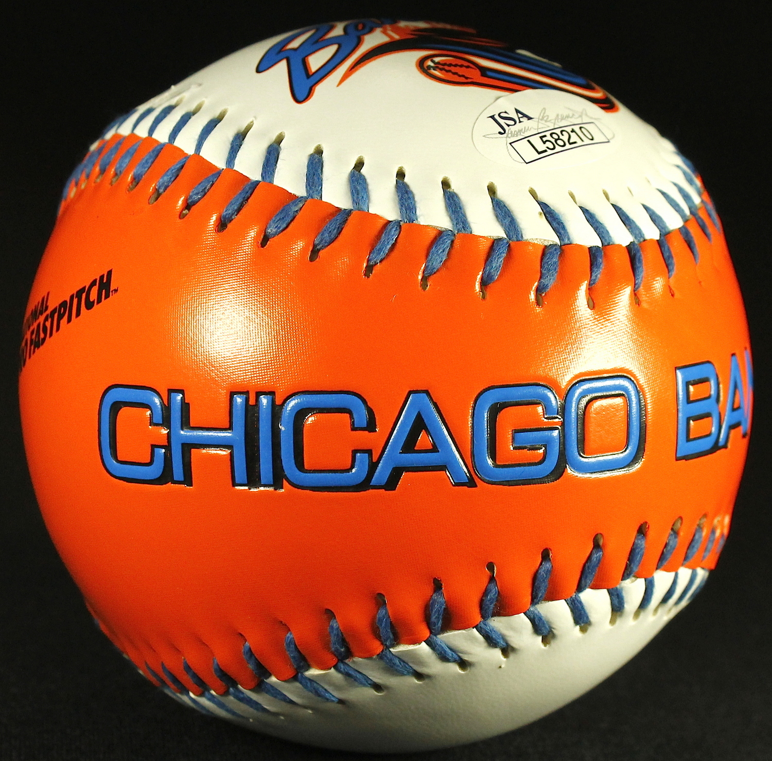 Jennie Finch Signed Chicago Bandits Logo Softball Inscribed "#27xUSA ...