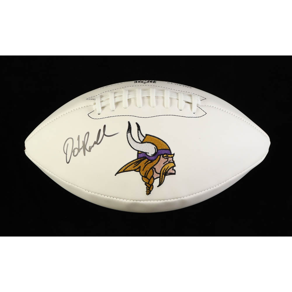 John Randle Signed Vikings Logo Football (Schwartz) | Pristine Auction