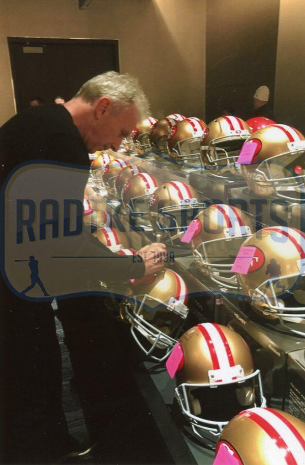 Joe Montana Signed 49ers Full Size Throwback Helmet (Radtke) | Pristine ...