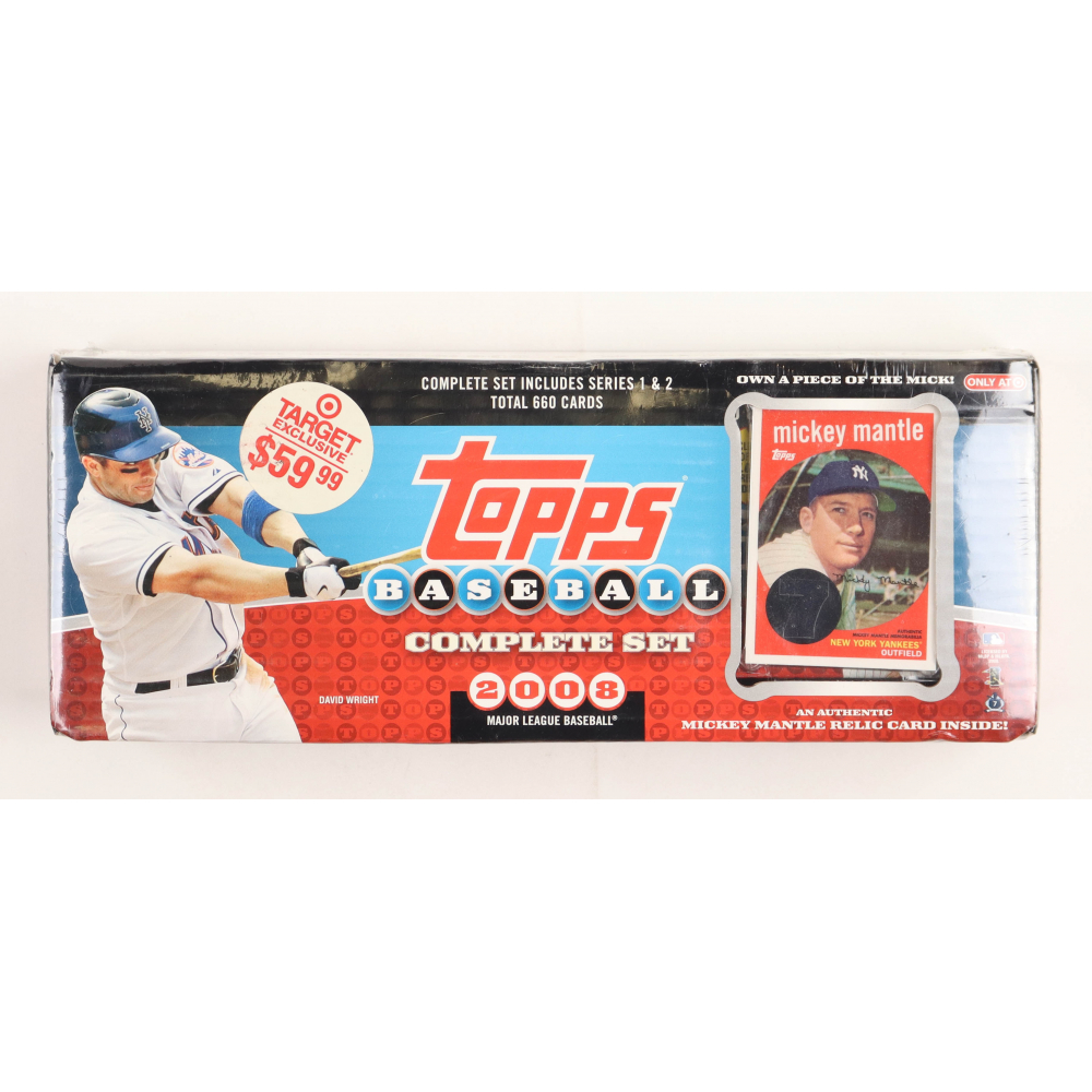 2008 Topps Baseball Series 1 & 2 Complete Set of (660) Cards | Pristine ...