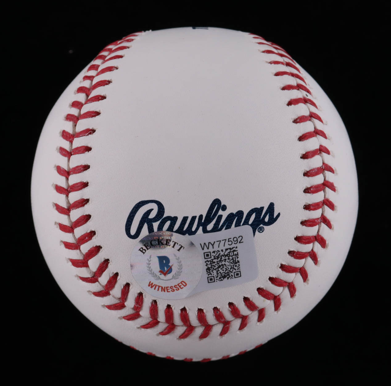 Ivan "Pudge" Rodriguez Signed OML Hall of Fame Logo Baseball (Beckett ...