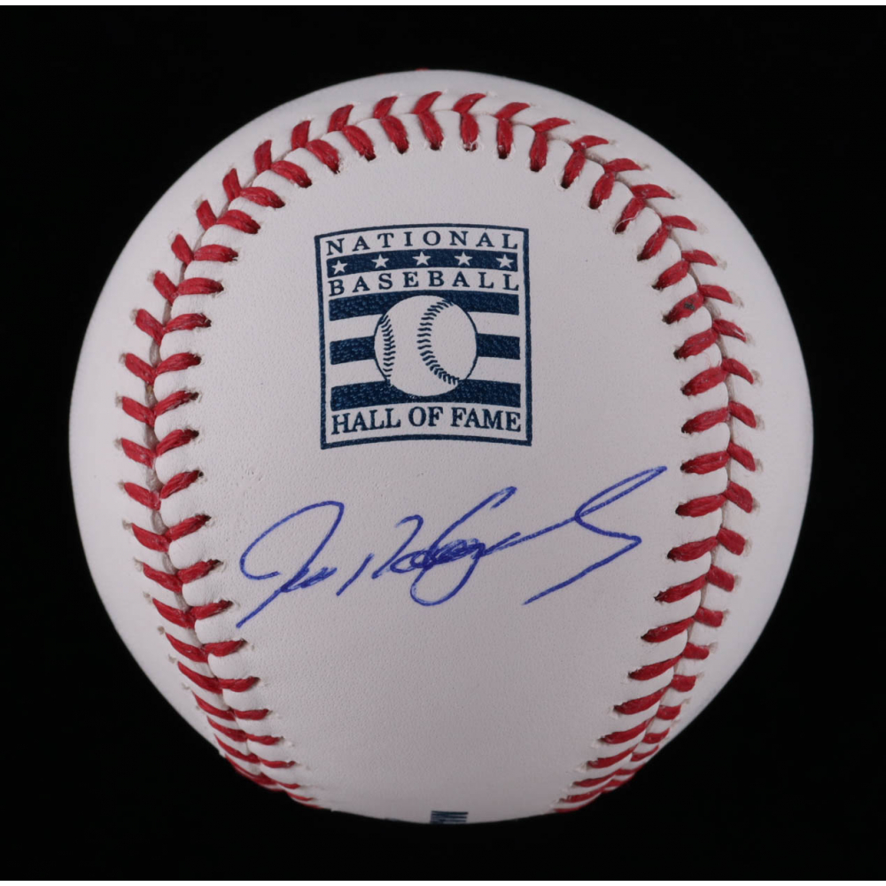 Ivan "Pudge" Rodriguez Signed OML Hall of Fame Logo Baseball (Beckett ...