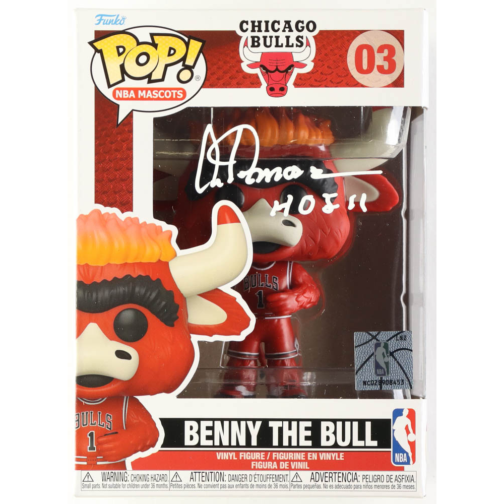 Artis Gilmore Signed Bulls #03 Benny the Bull Funko Pop! Vinyl Figure ...