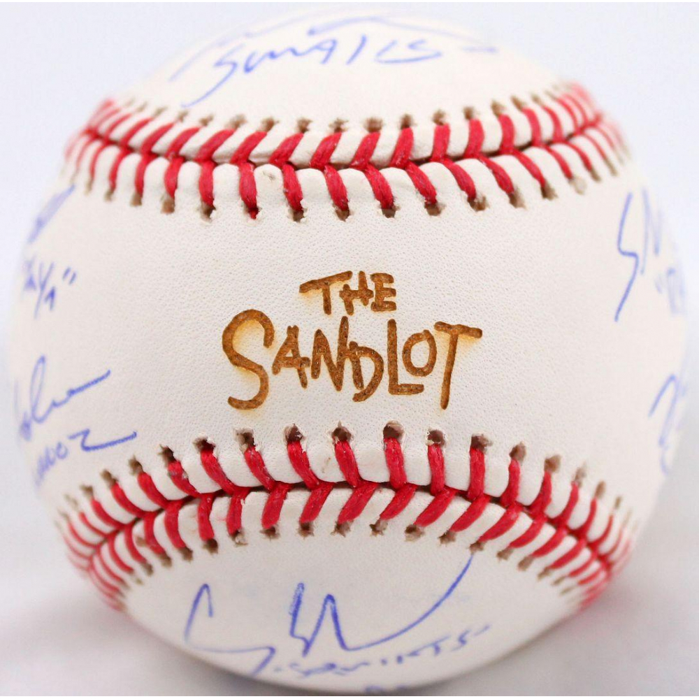 "The Sandlot" OML Baseball Signed by (7) with Tom Guiry, Chauncey ...