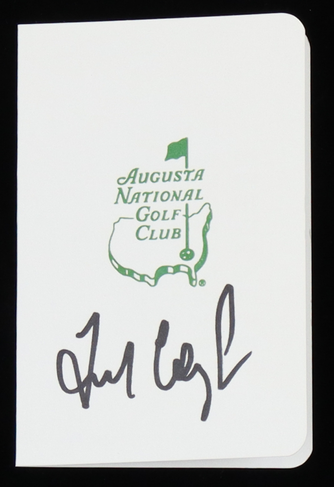 Fred Couples Signed Augusta National Golf Club Score Card (JSA ...