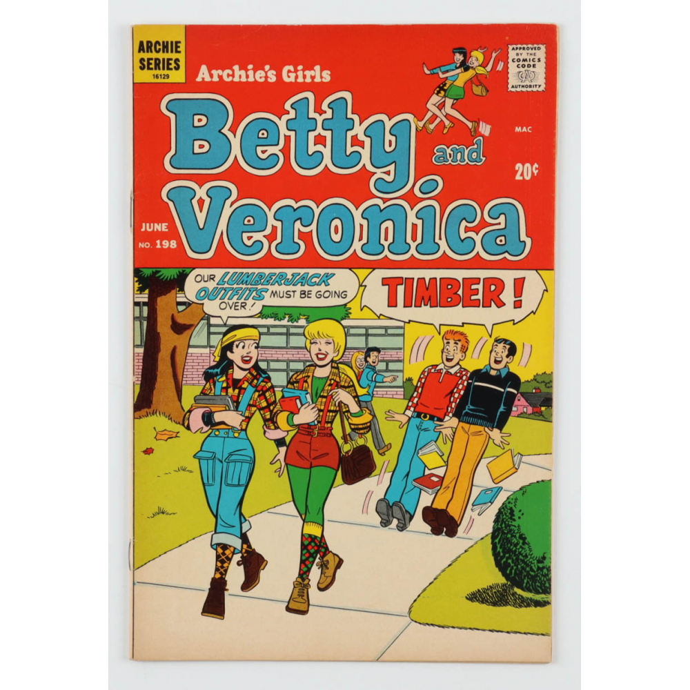 1972 "Archie's Girls, Betty And Veronica" Issue #198 Archie Comic Book ...