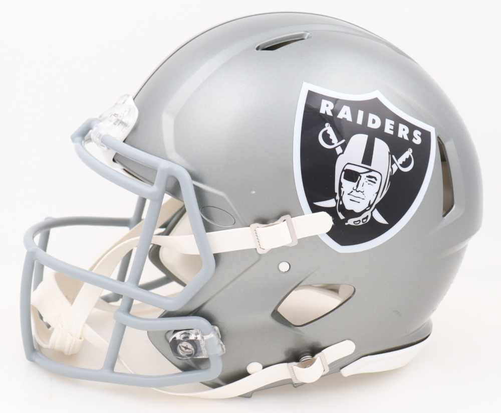 Davante Adams Signed Raiders Full-Size Authentic On-Field Flash ...