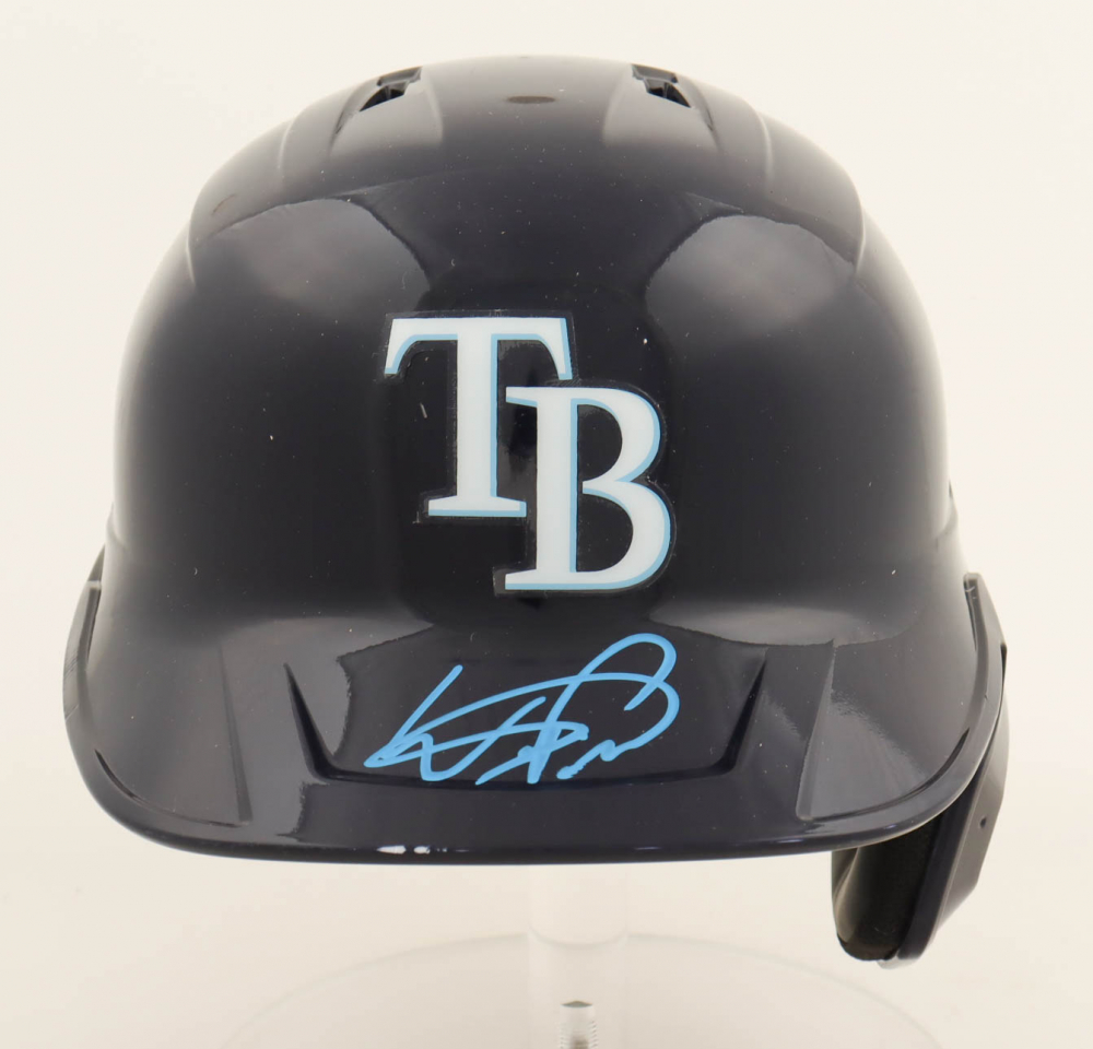 Wander Franco Signed Rays Full-Size Batting Helmet (JSA & Franco ...