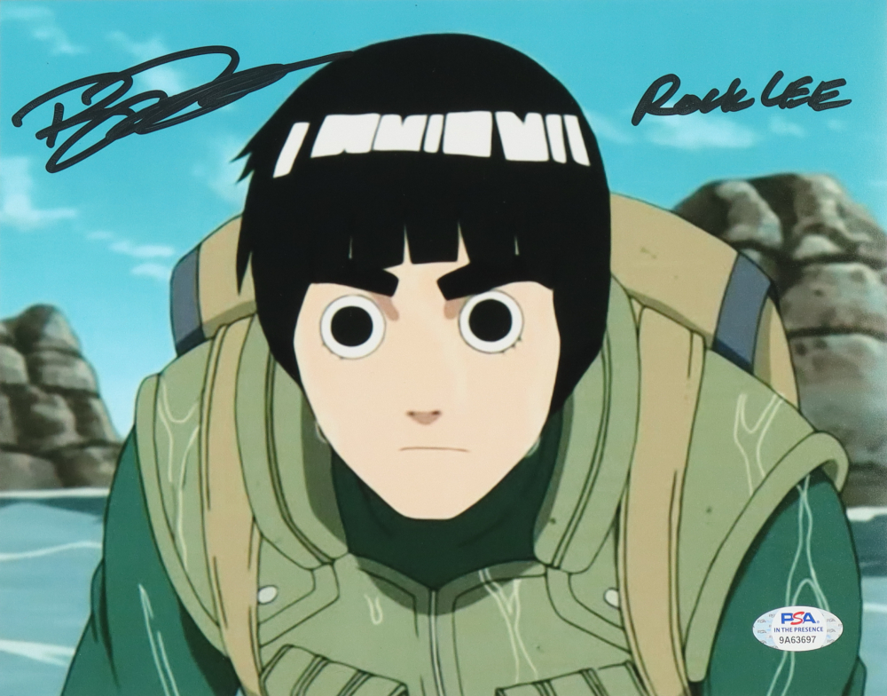 Brian Donovan Signed "Naruto Spin-Off: Rock Lee & His Ninja Pals" 8x10 ...