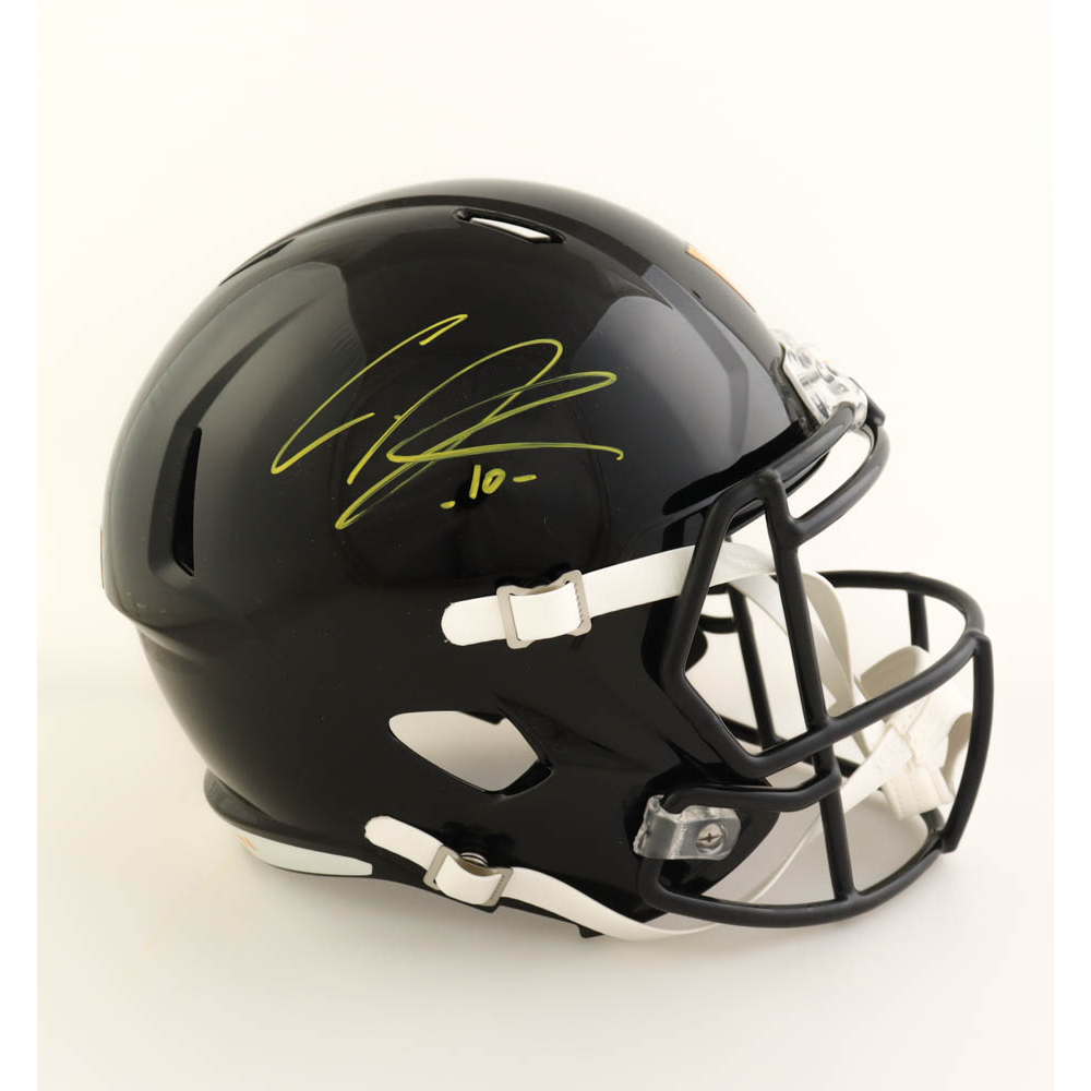 Curtis Samuel Signed Commanders Full-Size Speed Helmet (Beckett ...