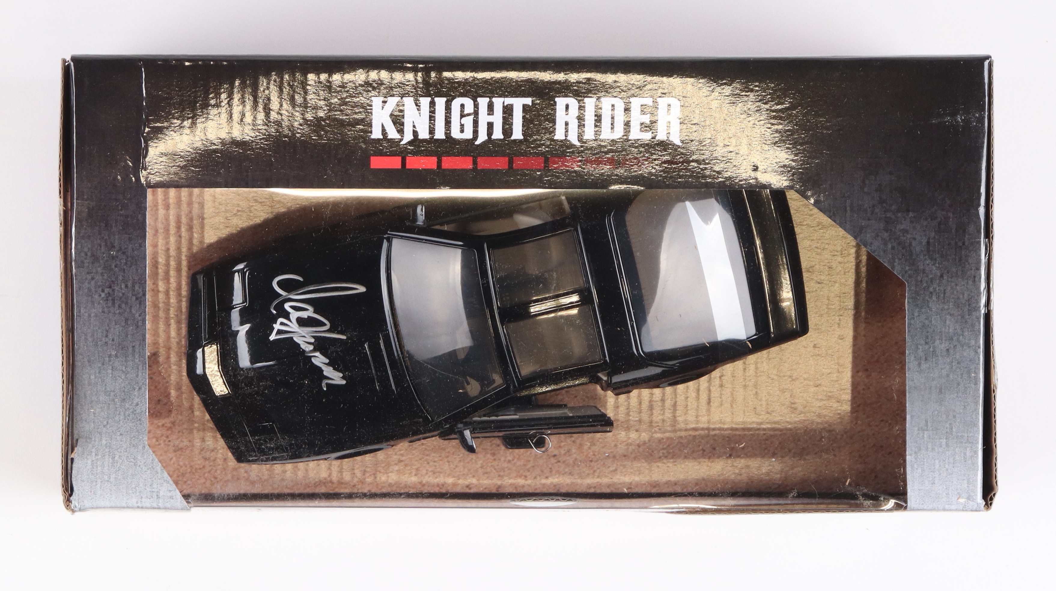 David Hasselhoff Signed "Knight Rider" 1:24 Diecast Car (Beckett ...