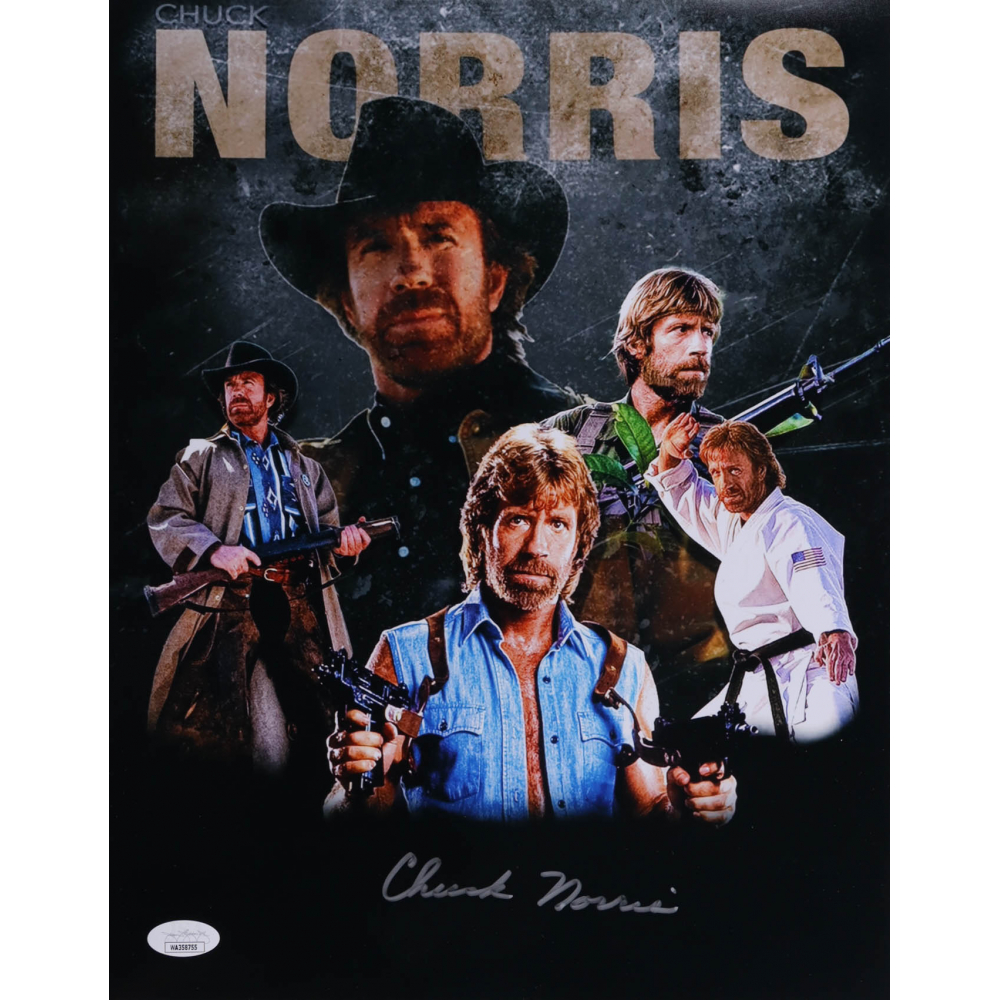 Chuck Norris Signed 11x14 Photo (JSA) | Pristine Auction