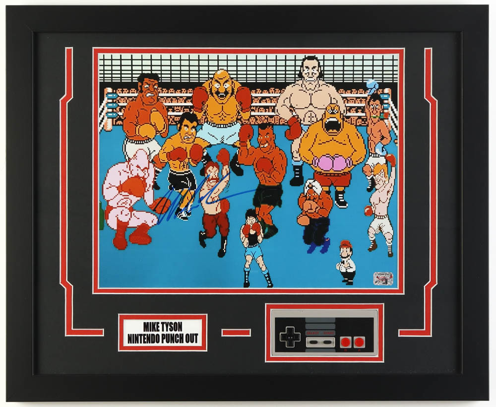 Mike Tyson Signed "Punch-Out!!" Custom Framed Photo Display (Tyson ...
