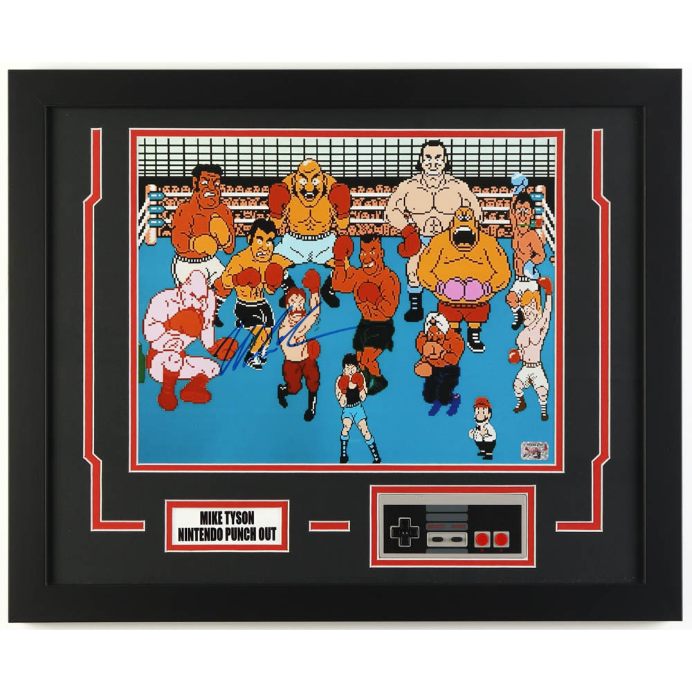 Mike Tyson Signed "Punch-Out!!" Custom Framed Photo Display (Tyson ...