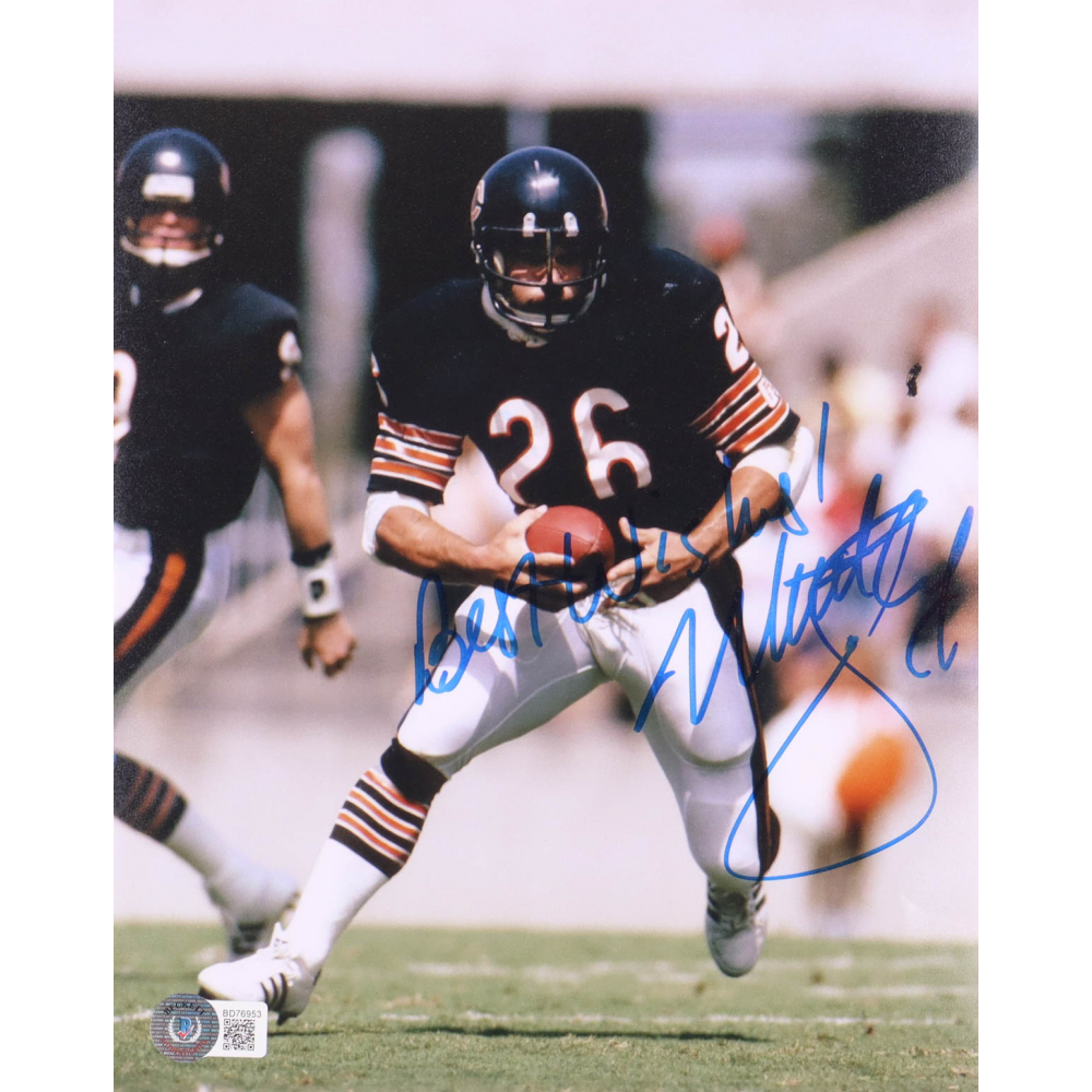 Matt Suhey Signed Bears 8x10 Photo Inscribed "Best Wishes!" (Beckett ...