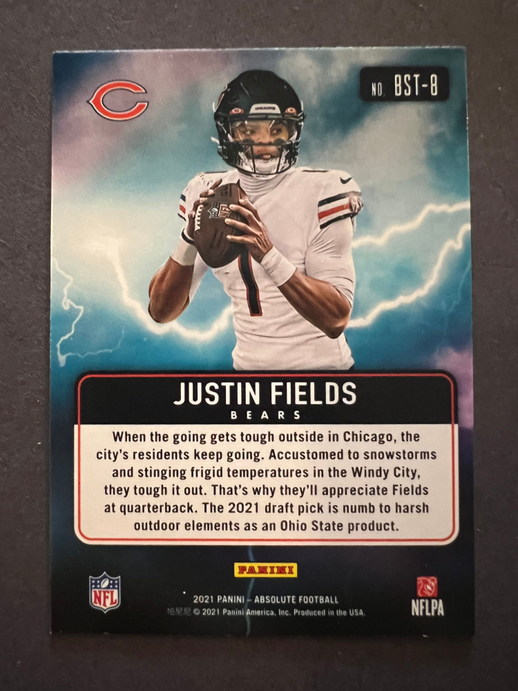 Justin Fields 2021 Absolute By Storm #8 RC | Pristine Auction