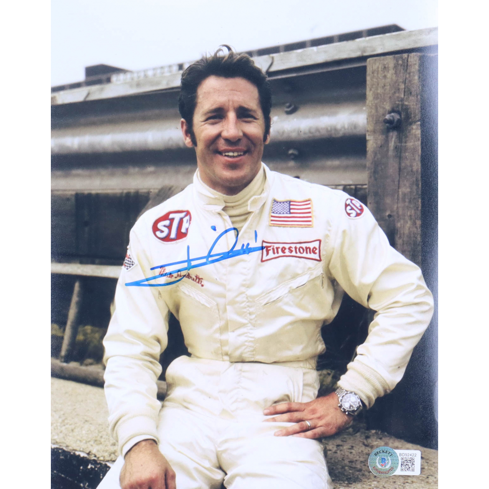 Mario Andretti Signed 8x10 Photo (Beckett) | Pristine Auction