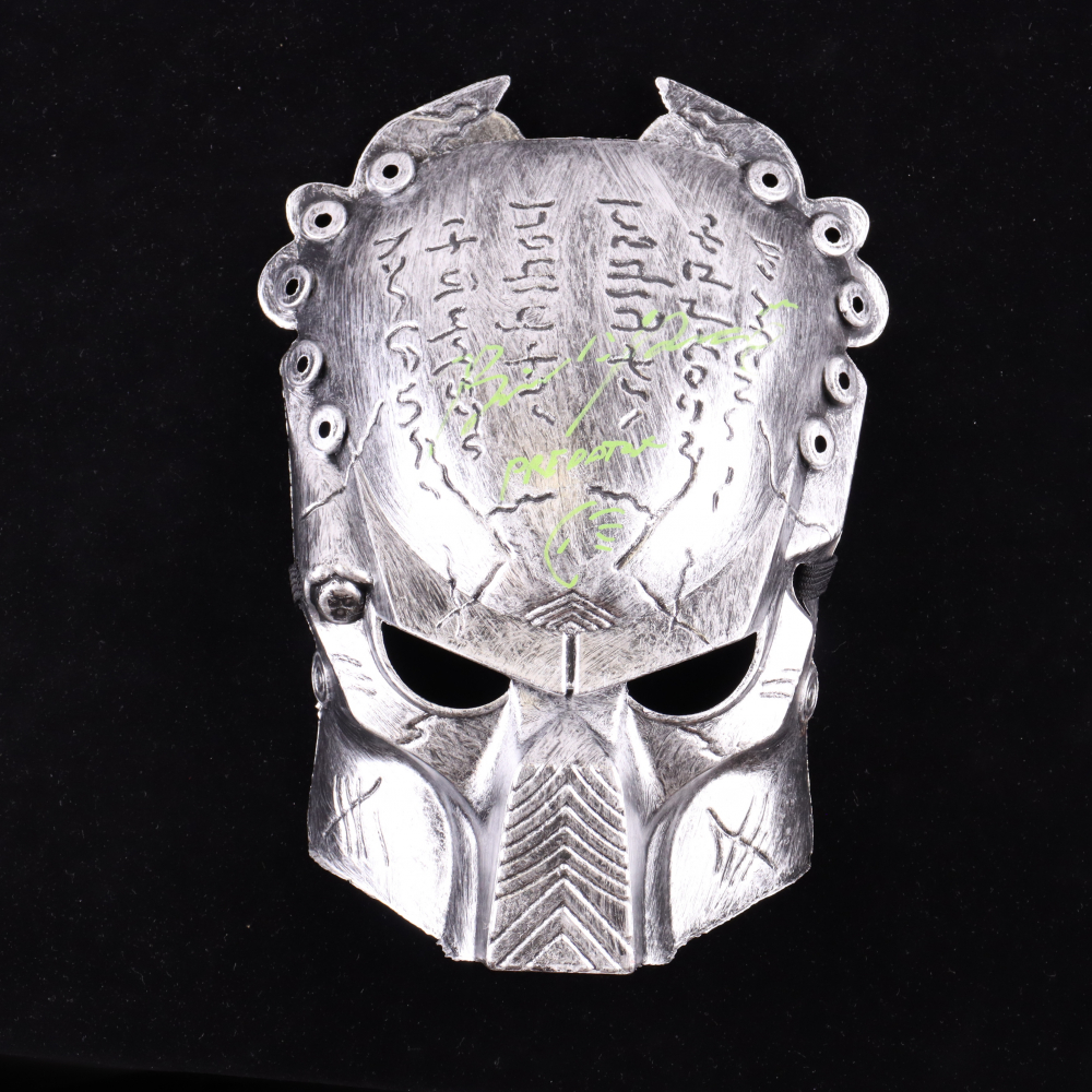 Brian A. Prince Signed "Predator" Mask Inscribed "Predator" (JSA ...