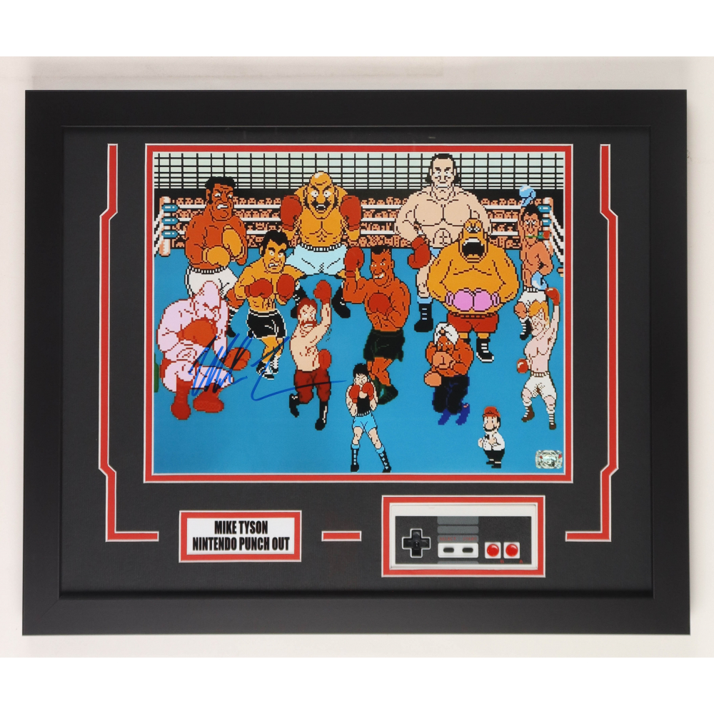 Mike Tyson Signed "Punch-Out!!" Custom Framed Photo Display (Tyson ...