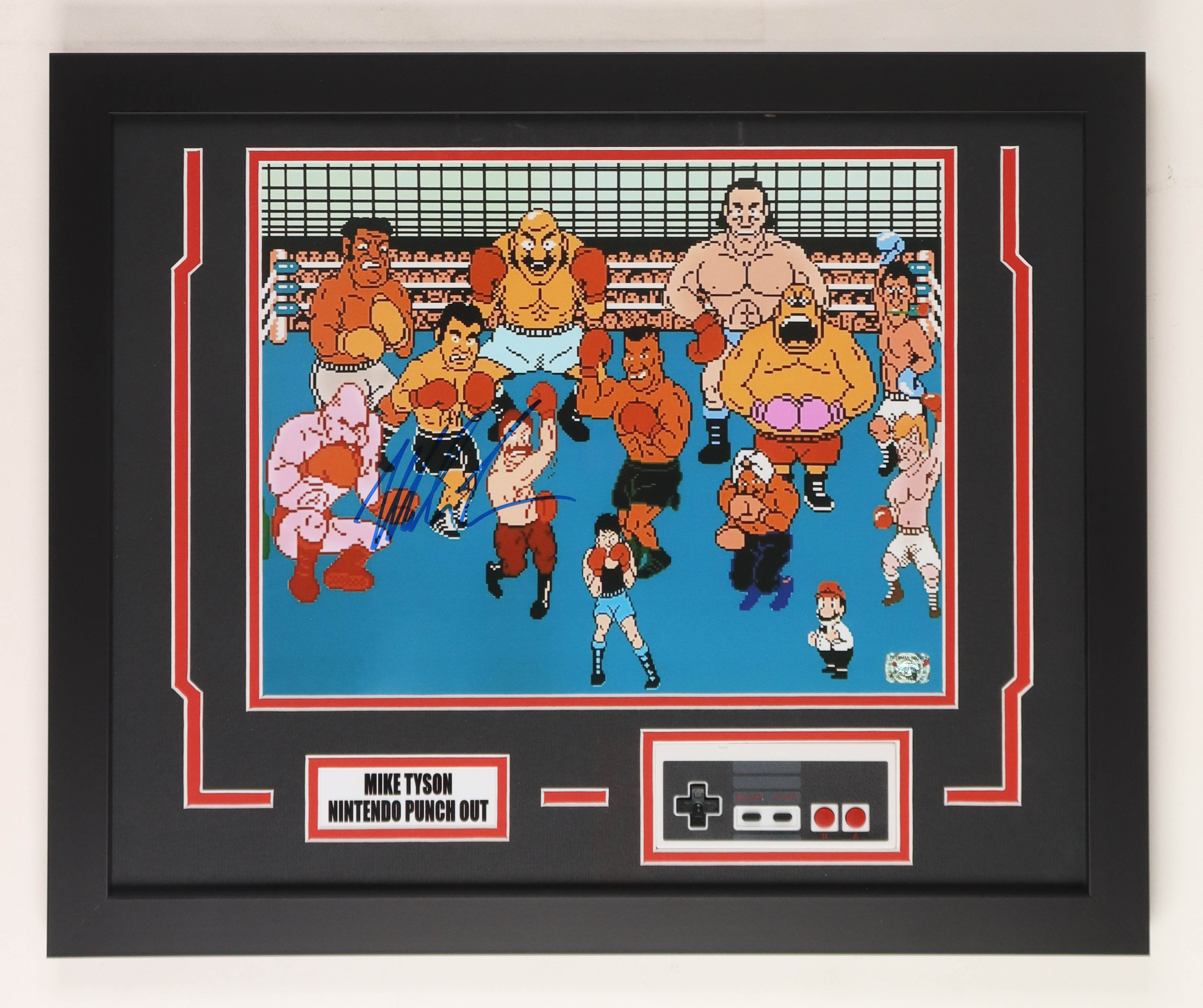 Mike Tyson Signed "Punch-Out!!" Custom Framed Photo Display (Tyson ...